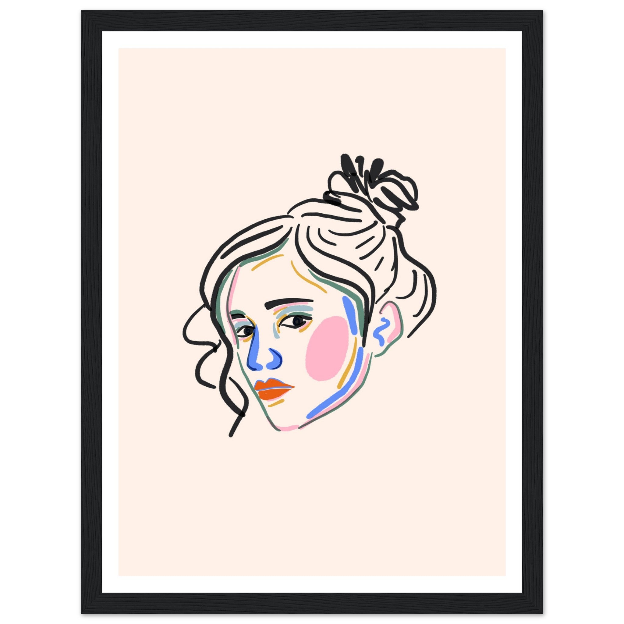 The Girl Next Door Contemporary Art Print Milkshakeliving